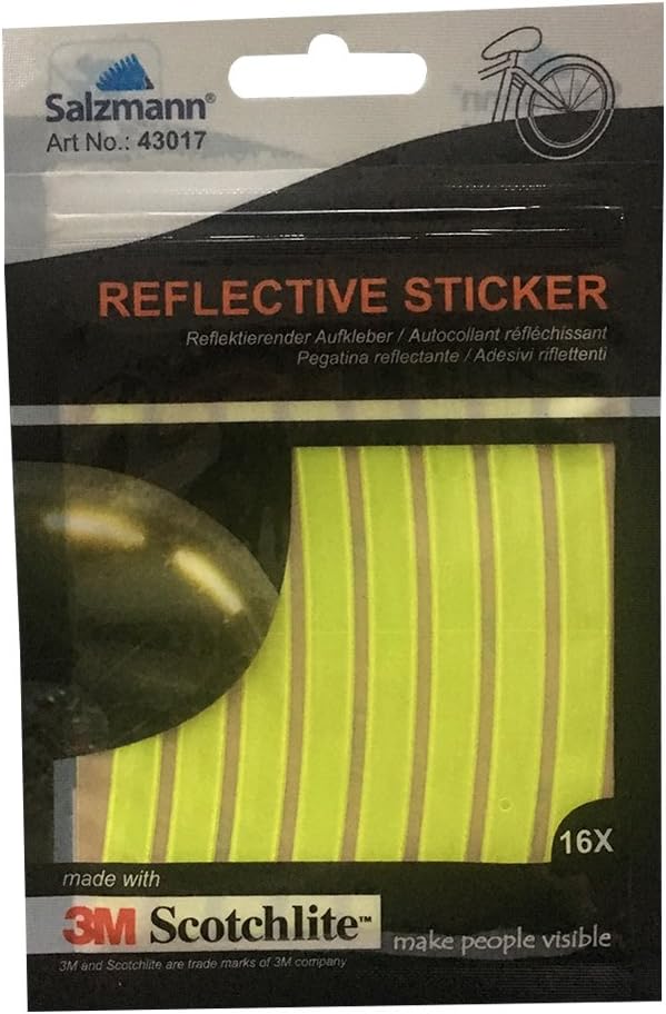 Amazon.com: Salzmann Reflective Stickers - Soft Stickers for Backpacks ...