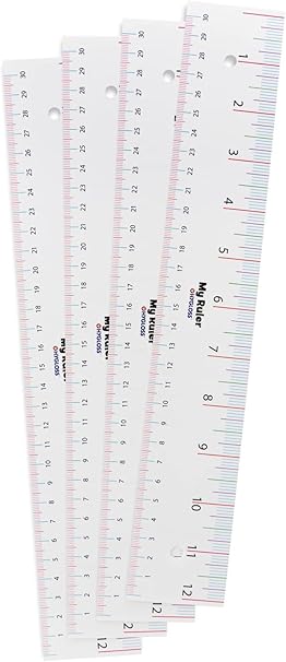 Amazon.com : Paper Ruler - 12" Bulk Rulers for Classroom, STEM, Easy-to ...