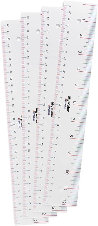Amazon.com : Paper Ruler - 12" Bulk Rulers for Classroom, STEM, Easy-to ...