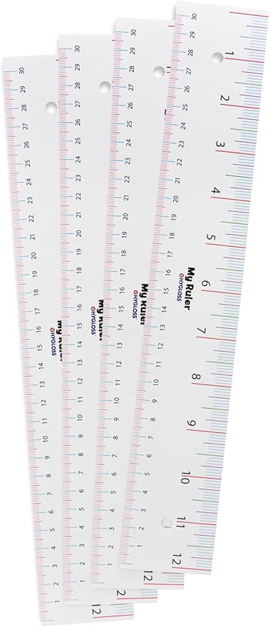 Amazon.com : Paper Ruler - 12" Bulk Rulers for Classroom, STEM, Easy-to ...