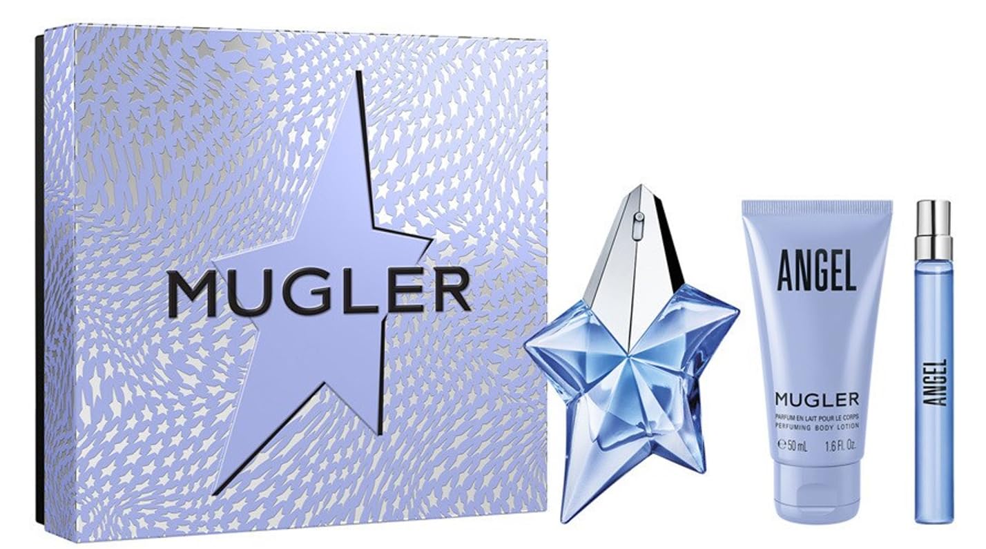 Amazon.com: Mugler ANGEL by Thierry, EAU DE PARFUM 3-Pc Gift Set ...