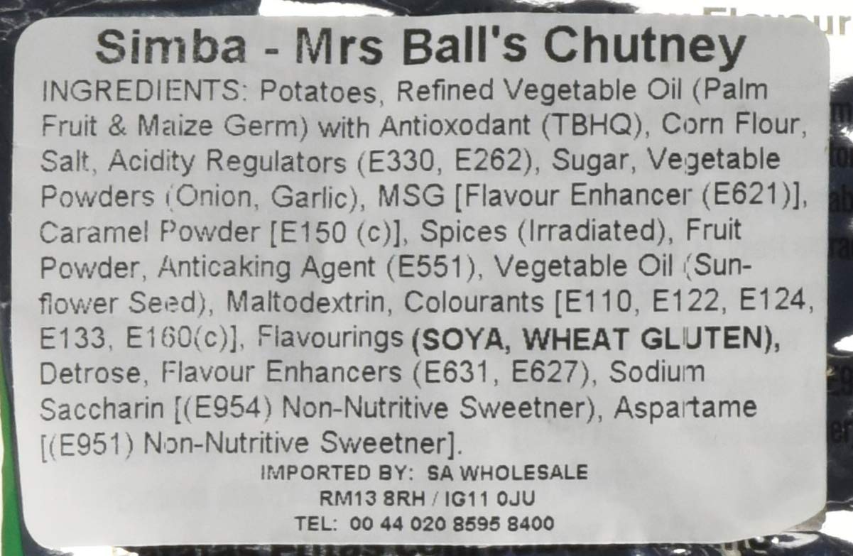 Buy Simba Mrs Balls Chutney Flavoured Potato Chips 125g Online at ...