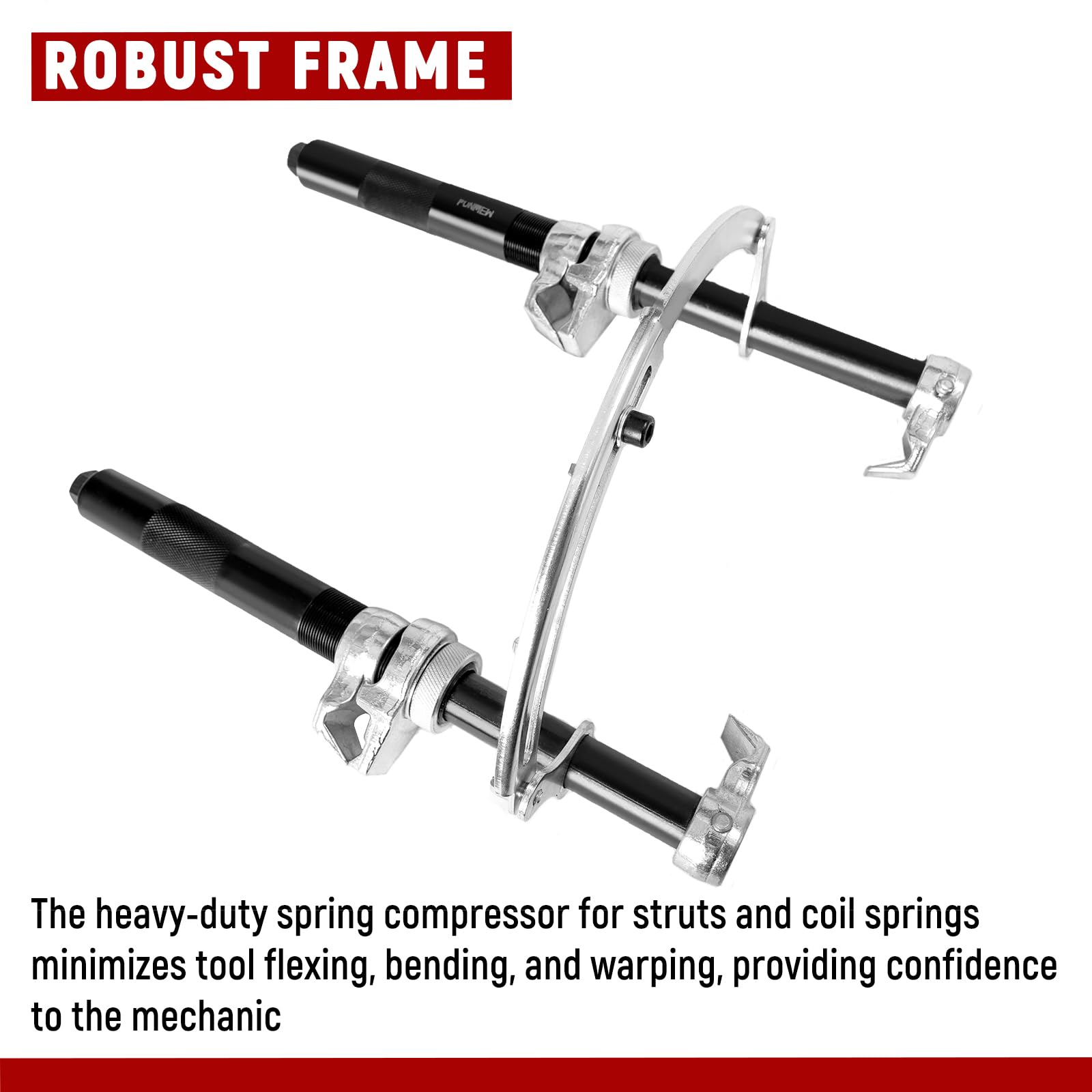 Snapklik.com : Coil Spring Compressor Tool 2200 Lbs Capacity Strut ...