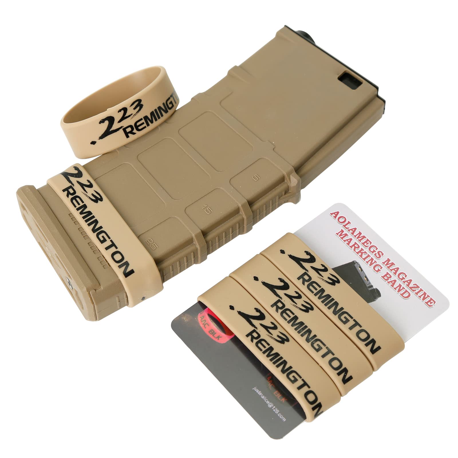 Snapklik.com : Aolamegs 5 Pack .223 Remington Magazine Bands, Durable ...