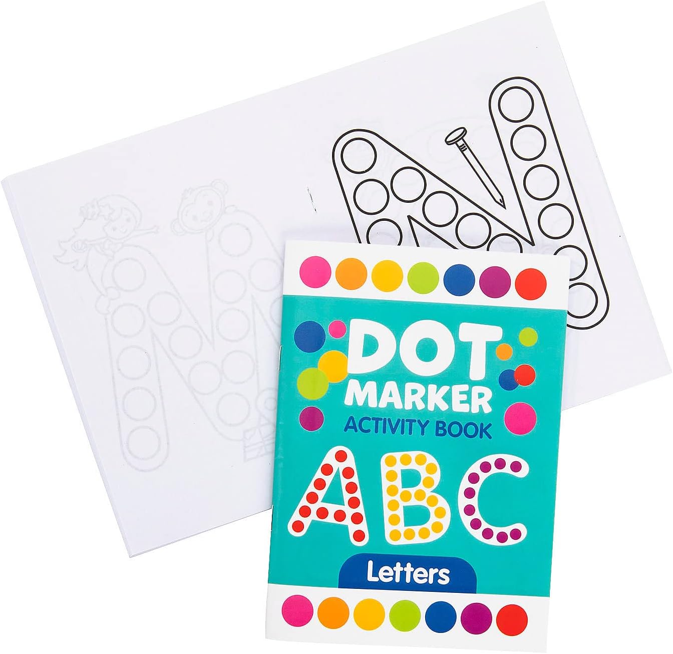 Amazon.com: Fun Express Alphabet Dot Marker Activity Books – Engaging ...