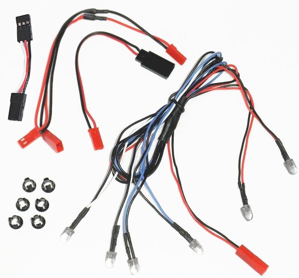 Amazon.com: Bastens RC Car Truck 6 Snap-in LED Body Lights kit Set 2 ...