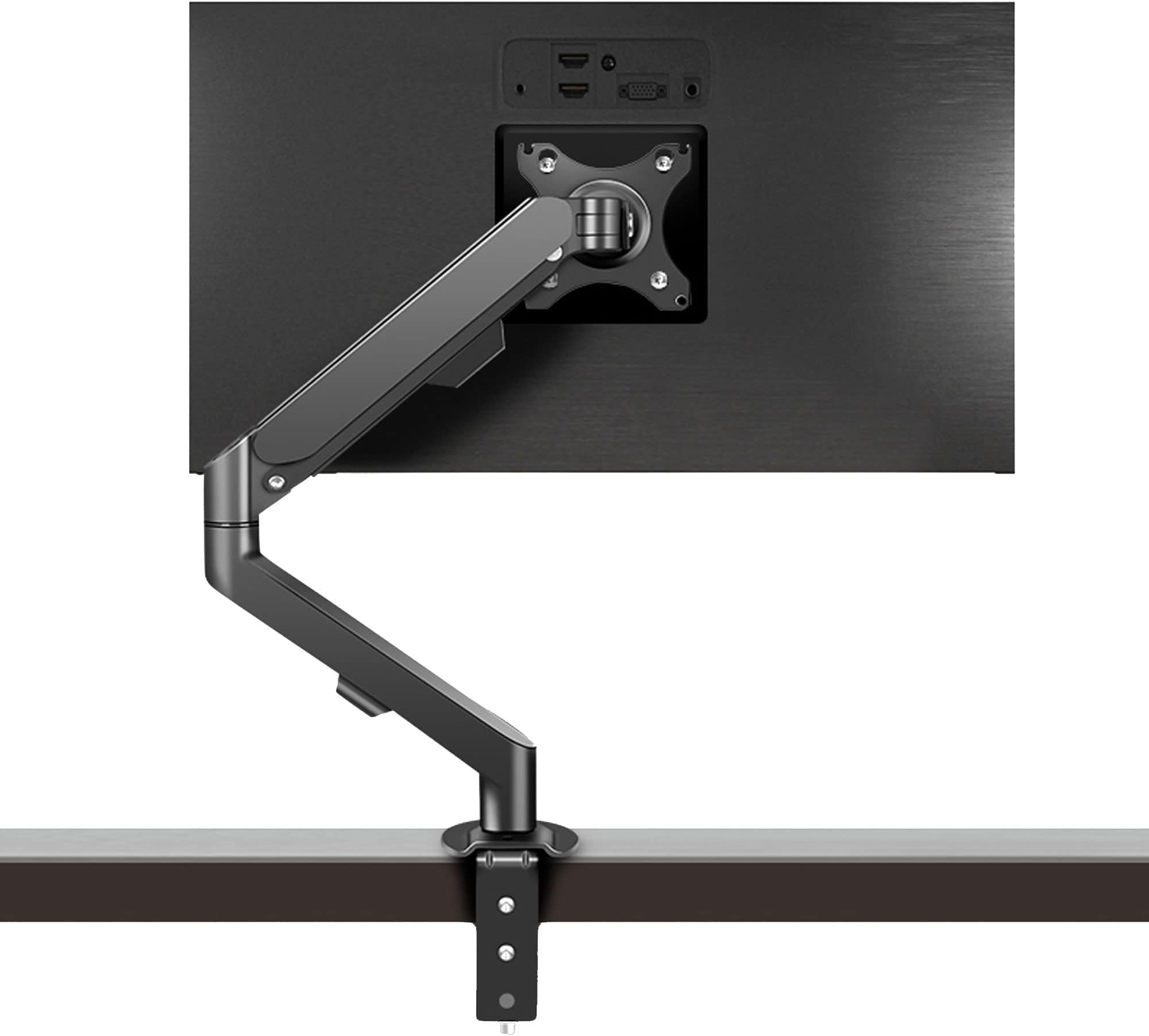 HILLPORT 27 32 Monitor Arm Desk Mount Single 17 to 34 inch Ergonomic ...