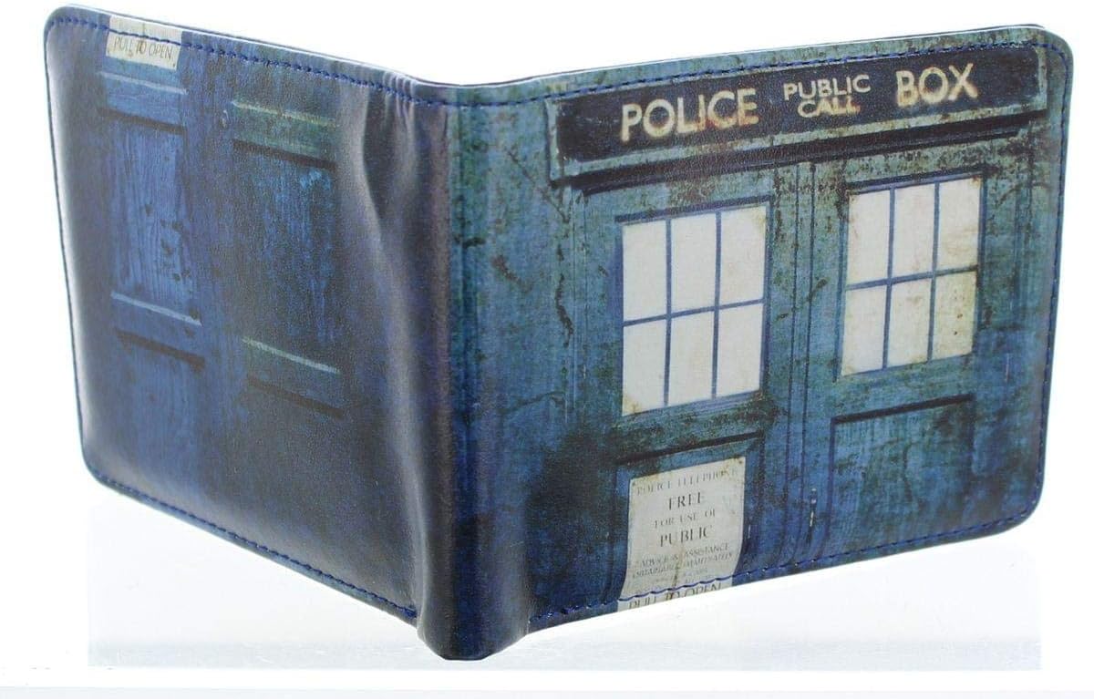 Amazon.com: Underground Toys Doctor Who Distressed Tardis Bi-Fold ...