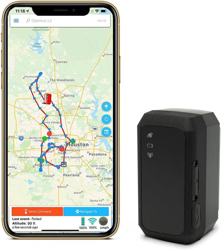 Amazon.com: GPS Tracker - Optimus 3.0 4G LTE Tracking Device - 1 Month ...