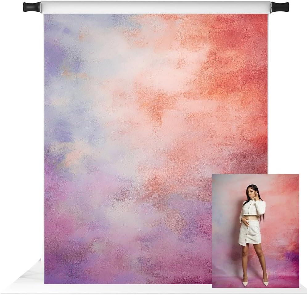 Amazon.com : Kate Abstract Colorful Photo Backdrop Rustic Backdrop ...