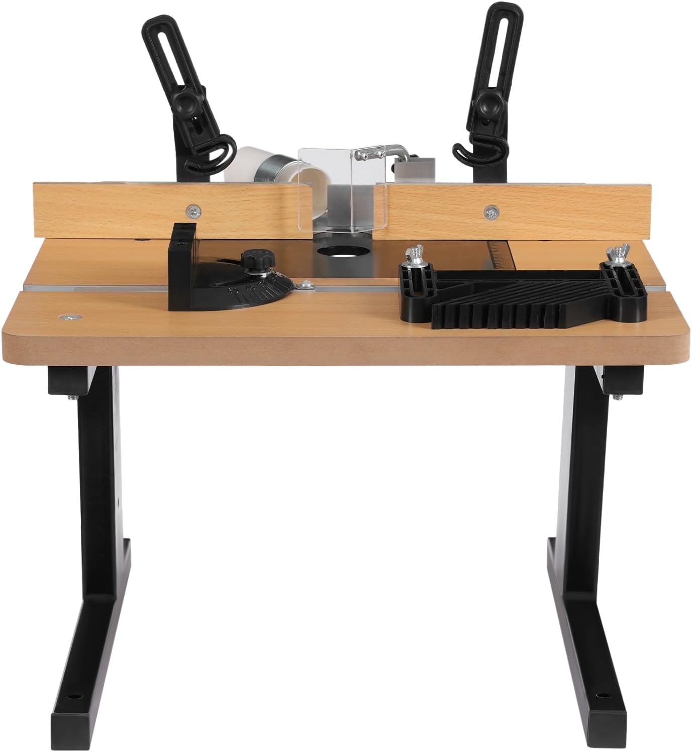 Router Table for Woodworking, MDF Router Table with Adjustable Feather ...