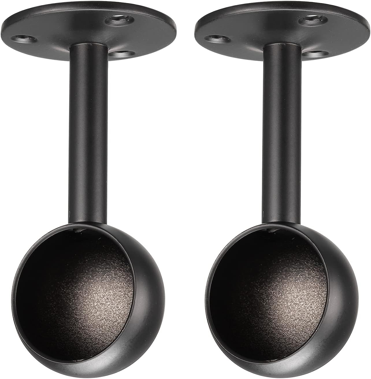 Amazon.com: uxcell Rod Ceiling Mount Brackets, 1.28'' Stainless Steel ...