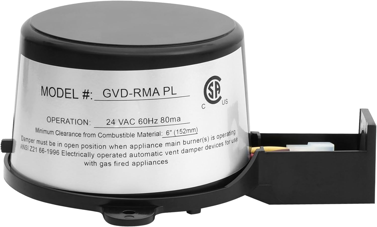 GVD RMA PL Vent Damper Motor, 46491600 Boiler Damper Motor Compatible ...