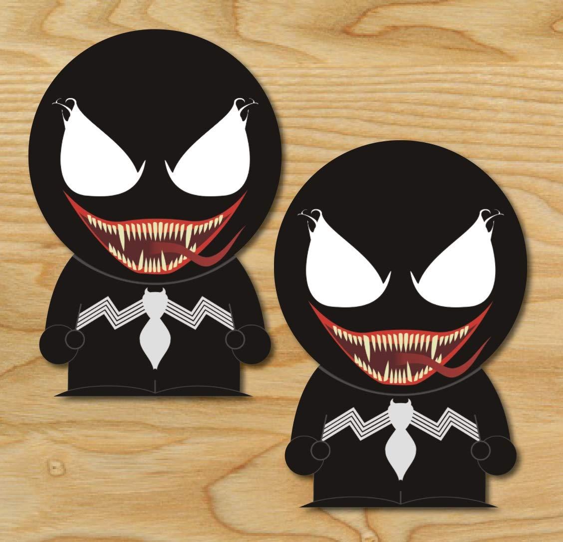 Amazon.com: 2 Pack Vinyl Sticker Decal Spiderman Venom Southpark Vinyl ...