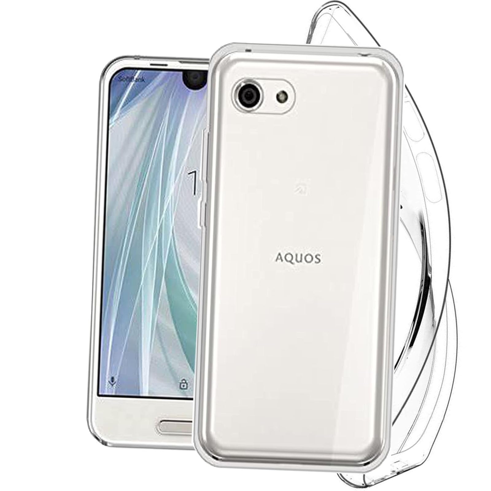 Amazon.co.jp: 対応AQUOS R SH-03J/ SHV39/ 604SH/ 605SH 用の ケース クリア TPU 耐衝撃 ...