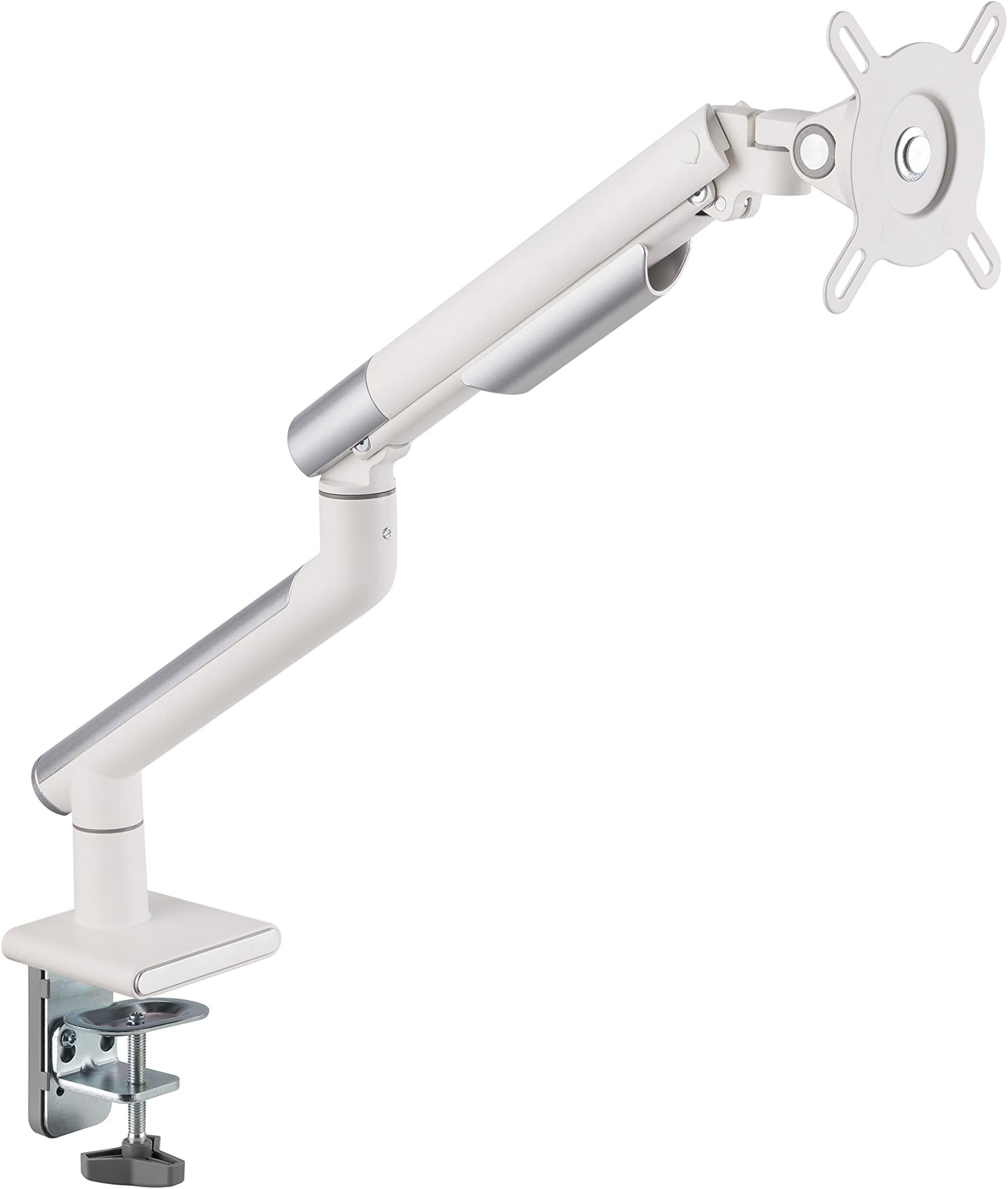 Amazon.com: POUT E12 Dual Monitor Arm Mount Stand for Desk- Adjustable ...