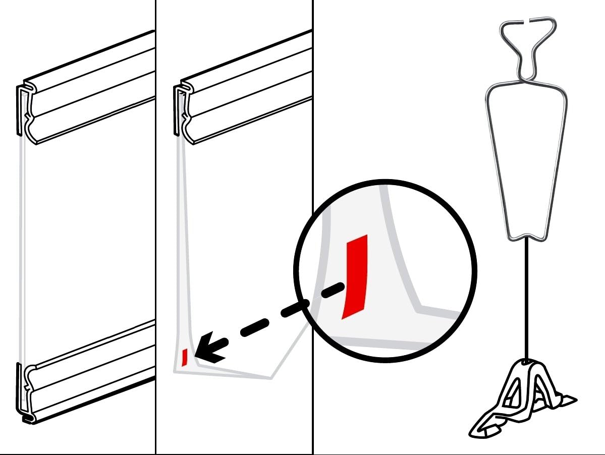 Amazon.com : Snap-Tight Hanging Hardware - 20pc KKG Sign Kits ...