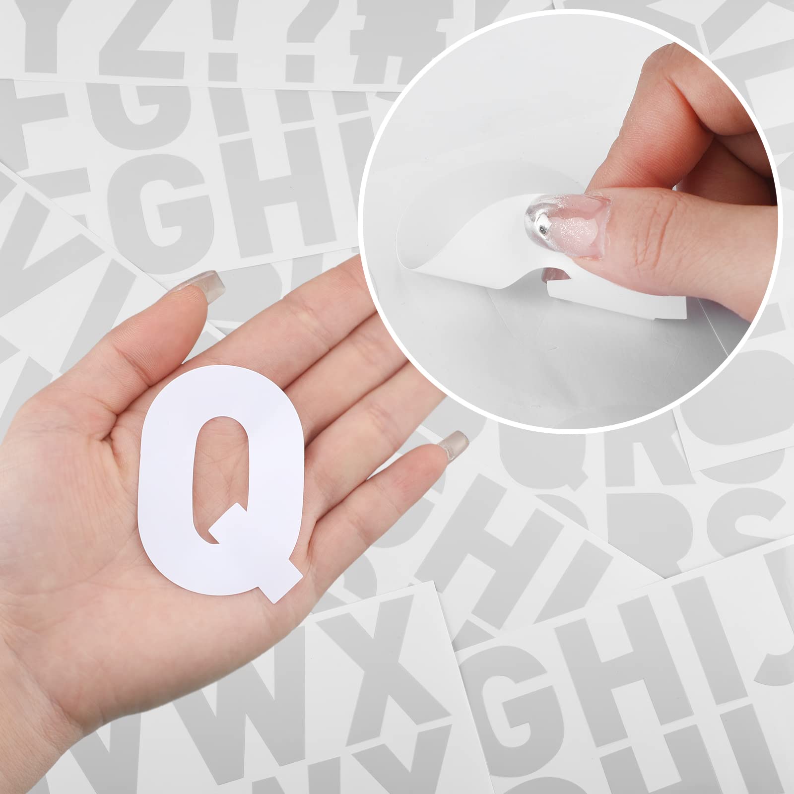Snapklik.com : Chinco 232 Pcs 24 Sheets Large Letter Stickers 2.5 Inch ...