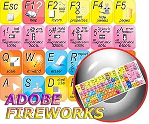 Amazon.com: NEW ADOBE FIREWORKS STICKER FOR KEYBOARD : Electronics