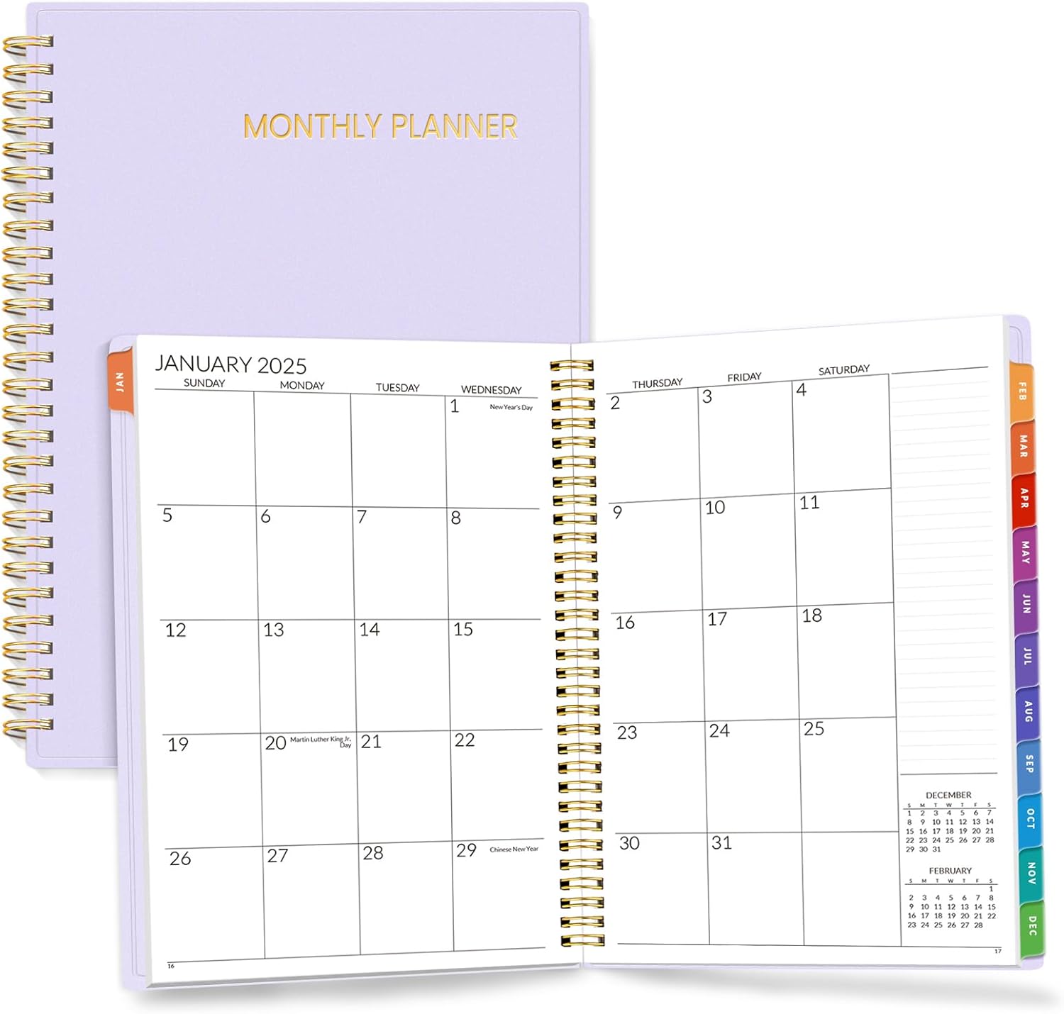 Amazon.com : SUNEE 2026-2027 Planner - 24 Months (Jan 2026 - Dec 2027 ...