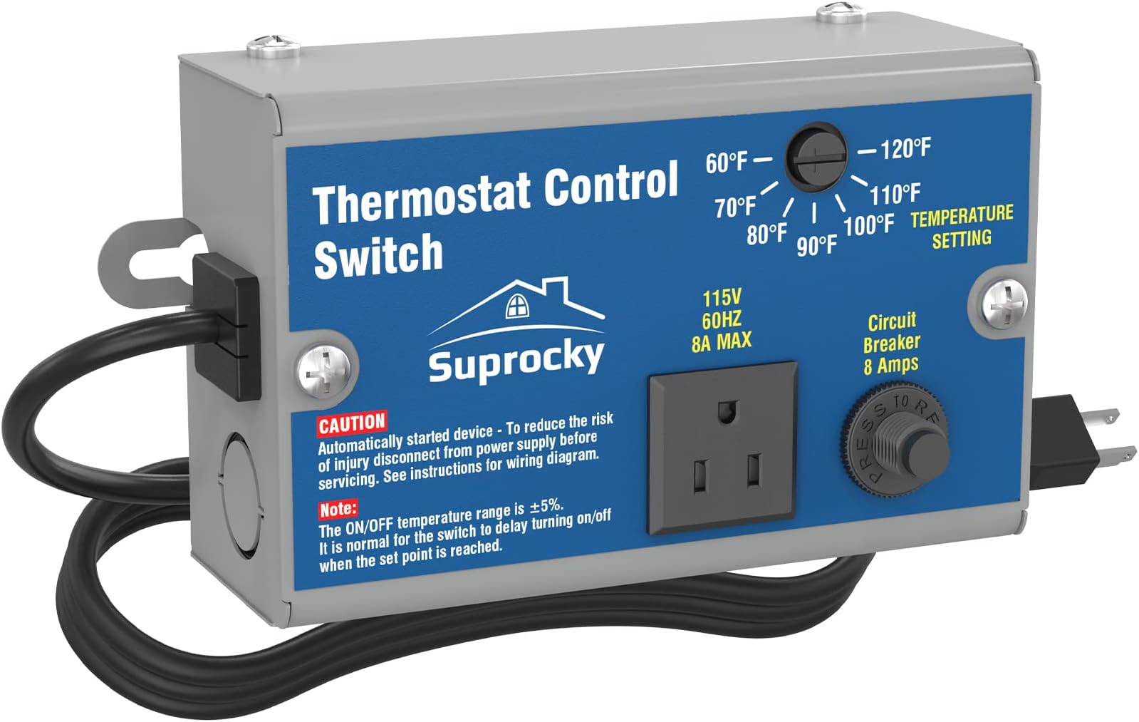 Amazon.com: briidea Crawl Space Humidistat Controller, Dehumidistat and ...