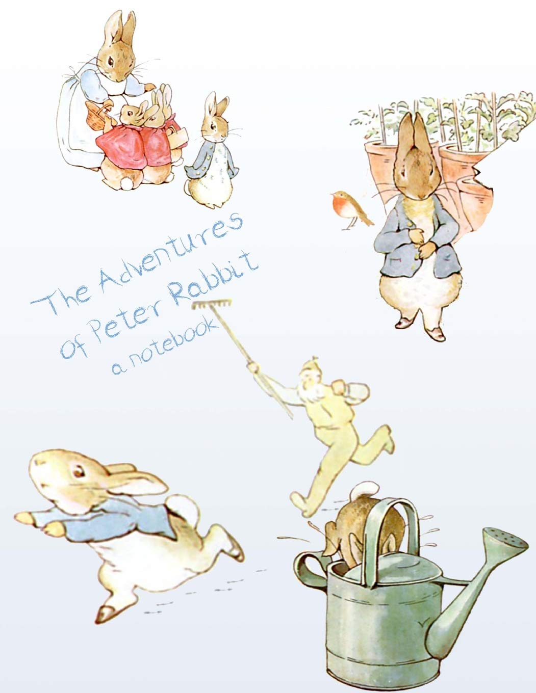 The Adventures of Peter Rabbit A Notebook: 8.5 x 11 inch College Rule ...