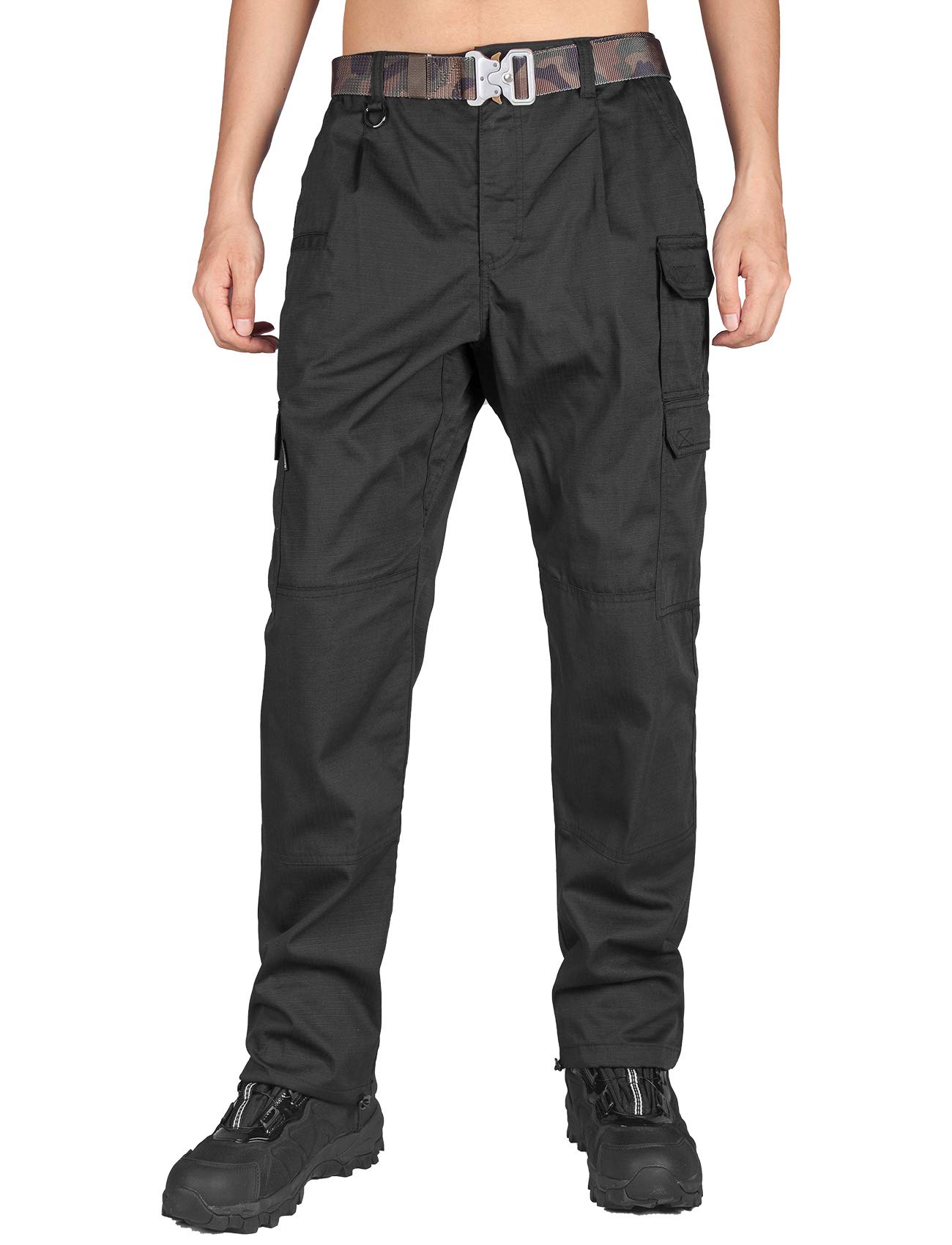 Buy Mens Cargo Work Trousers Tatical Construction Outdoor Water ...