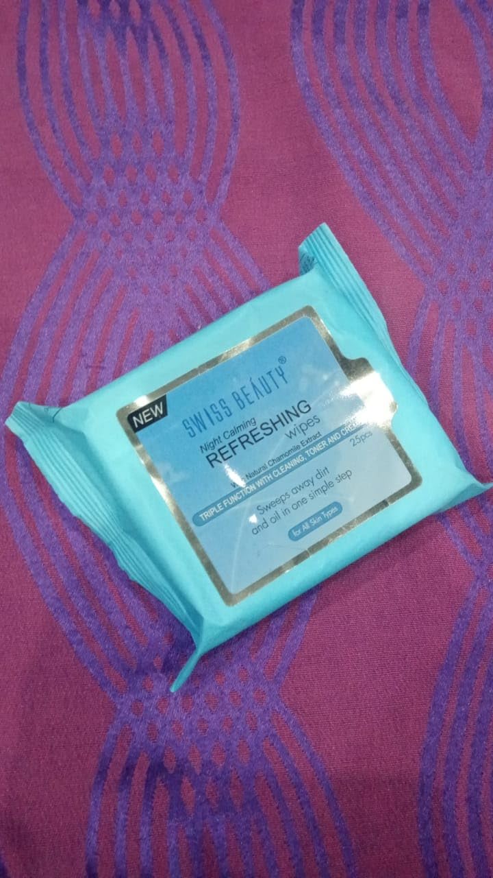 Swiss Beauty Daily Essentials Makeup Remover Cleansing Wet Wipes, Shade ...