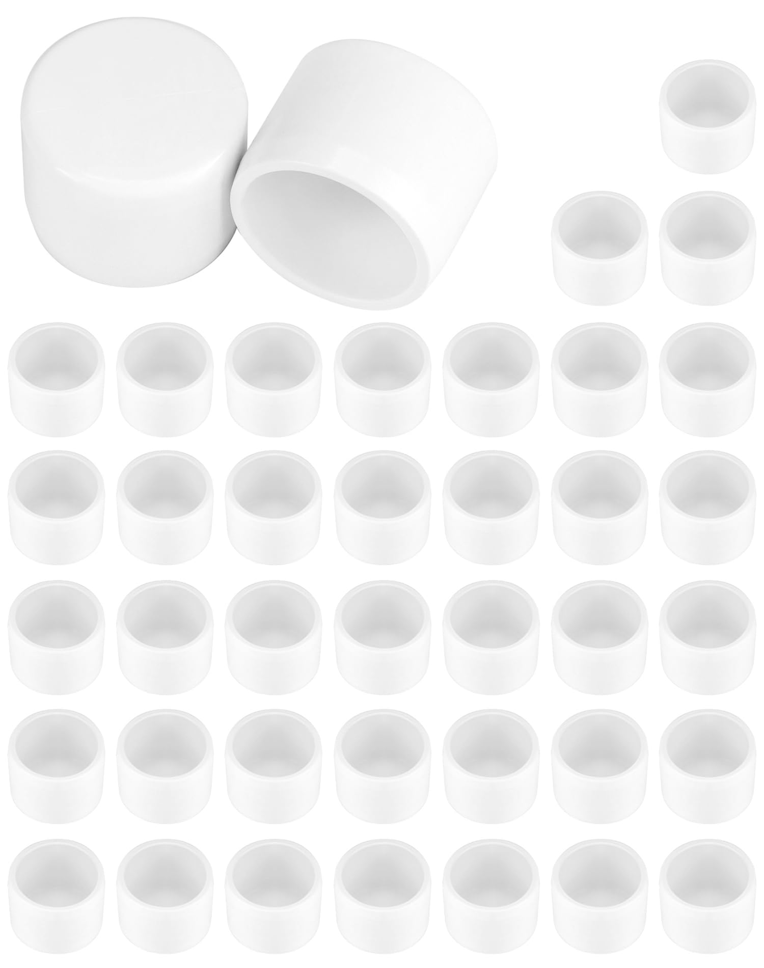 Snapklik.com : PVC Pipe End Cap Fitting, 40 Pack 3/4" Furniture Grade ...