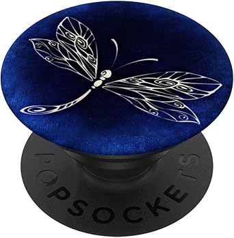 Amazon.com: Abstract Dragonfly on Blue : Cell Phones & Accessories