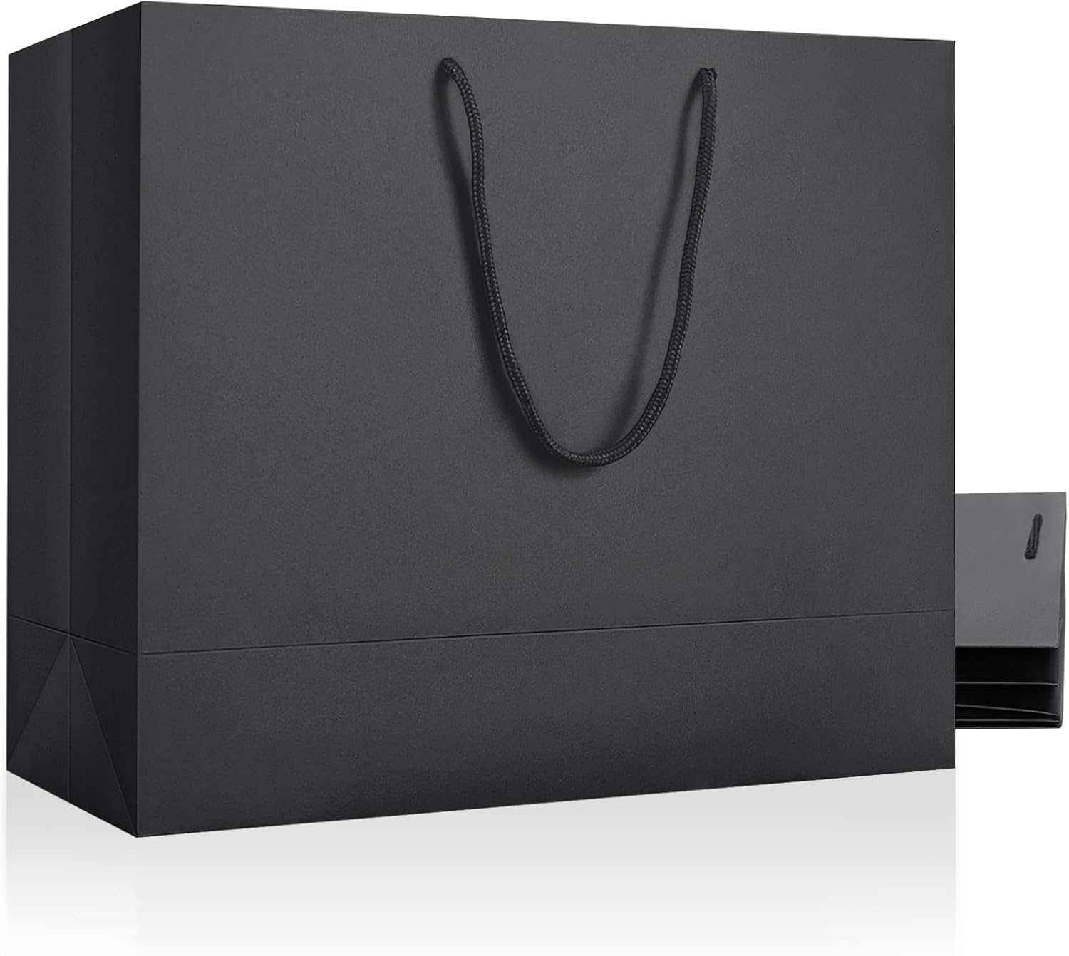 Amazon.com: Xloey Large Black Gift Bags,3Pcs 17"x5.5"x12.6" Large Gift ...