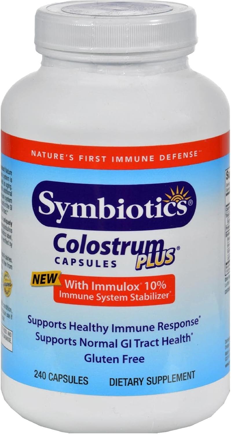 Symbiotics, Colostrum Plus, 240 Veg Capsules : Buy Online at Best Price ...