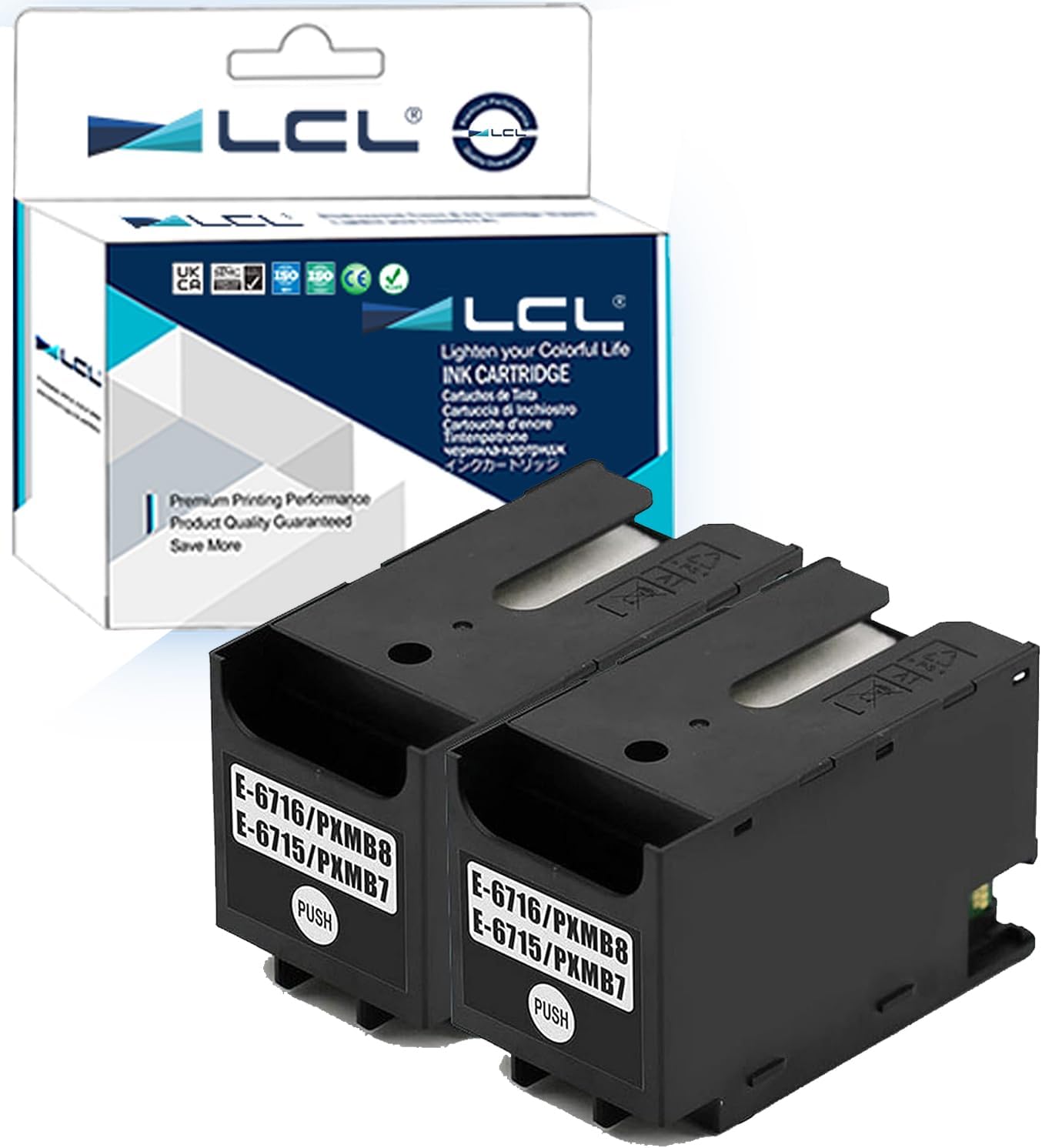 LCL 2PK T6716 C13T671600 T6715 C13T671500 Compatible Ink Maintenance ...