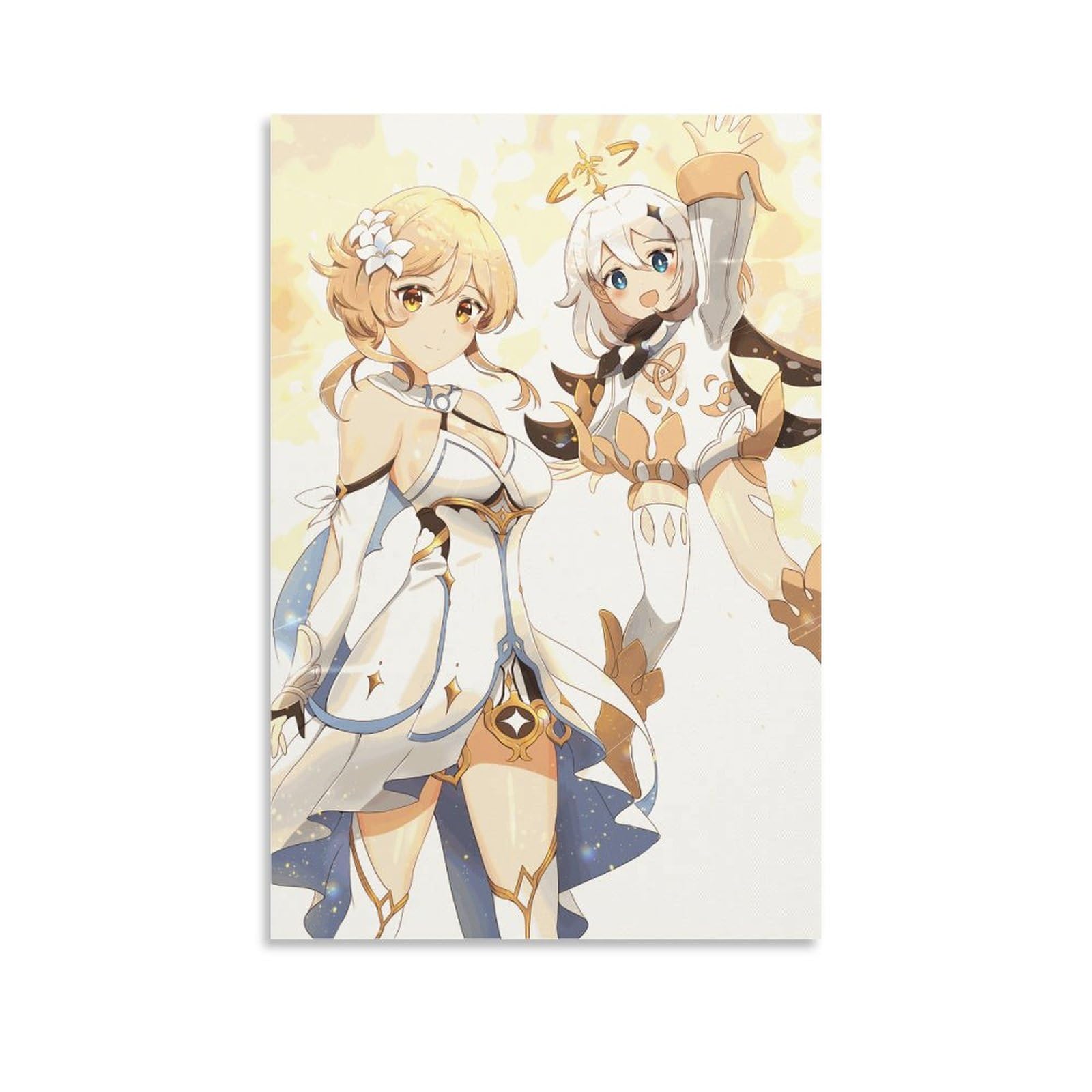 Amazon.com: AVANEZ Lumine And Paimon Genshin Impact Animation Game ...