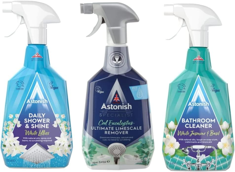 Amazon.com: Astonish Sparkling Bathroom Bundle - Includes Daily Shower ...