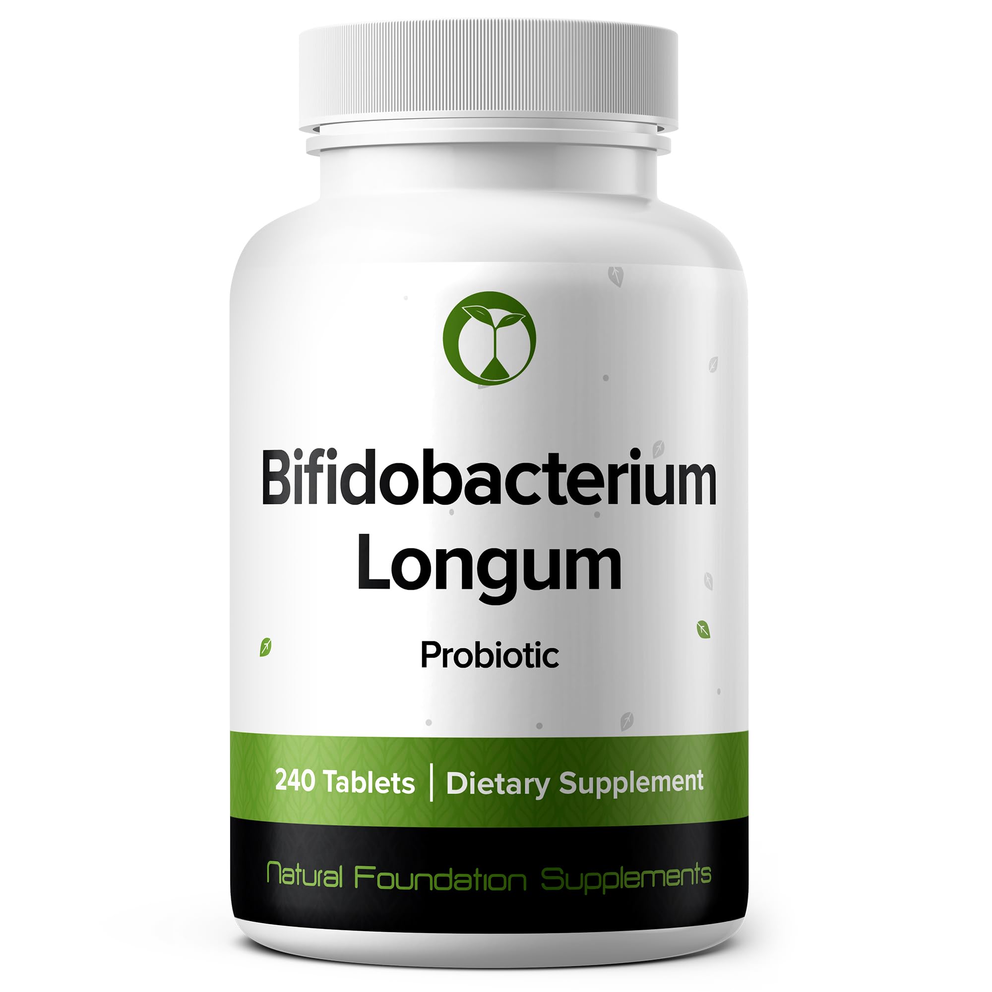 Bifidobacterium Longum Probiotic Supplement 240 Tablets 3 Billion CFU ...