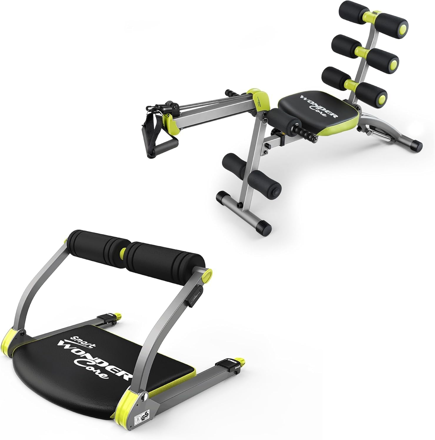 Amazon.com: WONDER CORE Smart Ab Machine, Sit Up Exercise Equipment, Ab ...