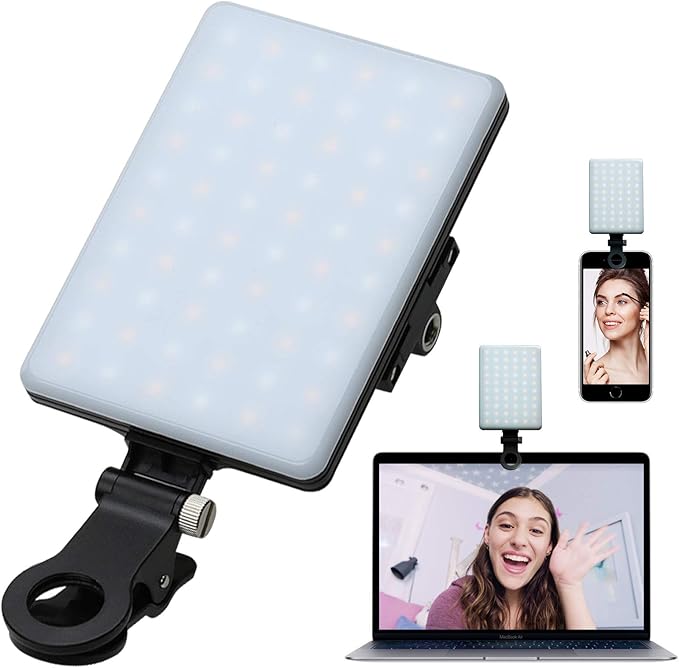 Amazon.com: LED Video Light Portable Camera Photo Light, 3200K-5600K Bi ...