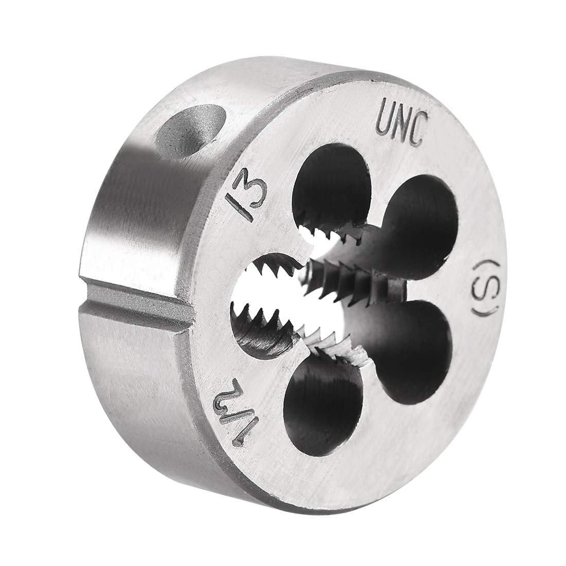 uxcell 1/2-13 UNC Round Die, Machine Thread Right Hand Threading Die ...