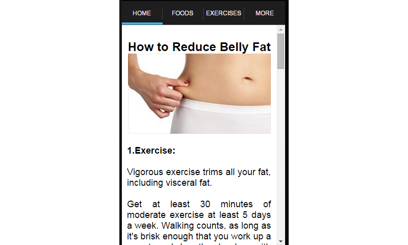 How To Lose Belly Fat - App on Amazon Appstore