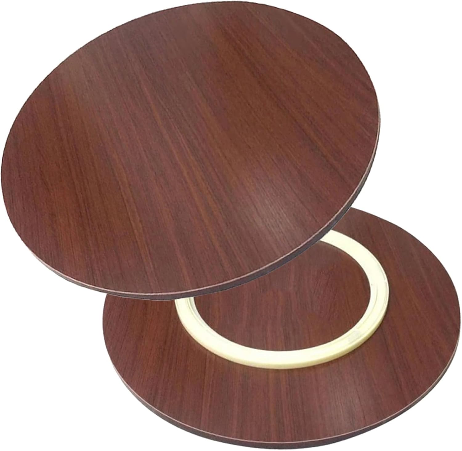Amazon.com: Round Rotating Serving Plate, Wood Dining Table Turntable ...