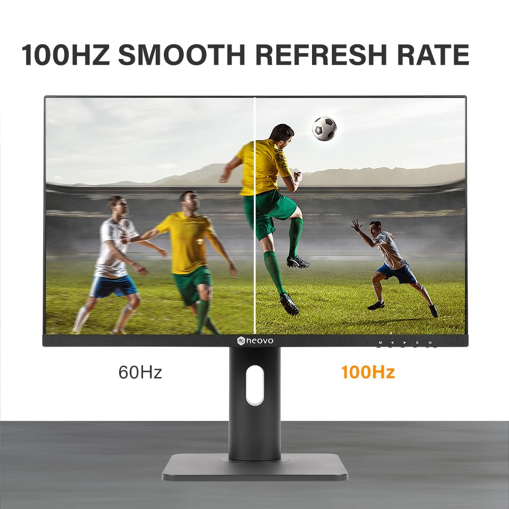 AG Neovo MH2403 24 Inch Monitor, Height Adjustable,100Hz, TUV Eyesafe ...