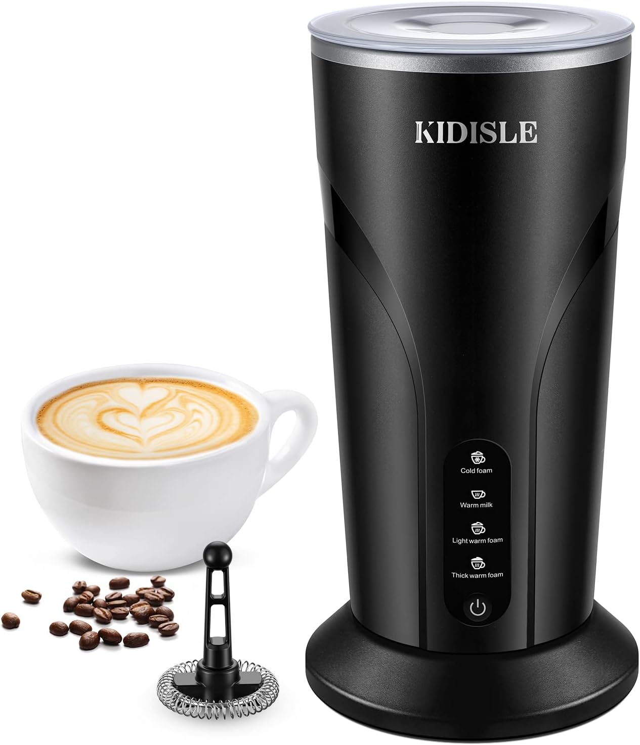 Amazon.com: Milk Frother, Electric Milk Frother and Steamer, 4-in-1 ...