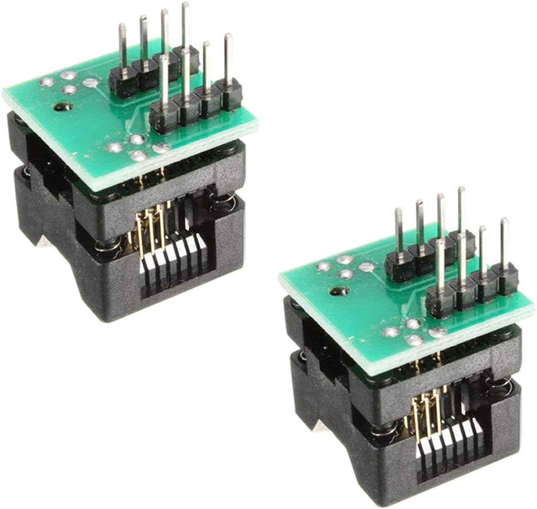 Amazon.com: HiLetgo 2pcs SOIC8 SOP8 to DIP8 EZ Programmer Adapter ...