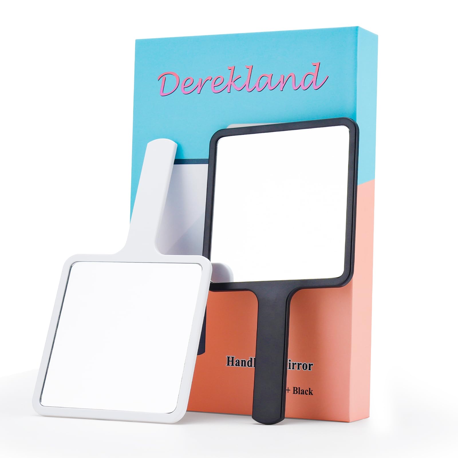 Amazon.com: Derekland Handheld Mirror, 2PCS Hand Mirror with Handle ...