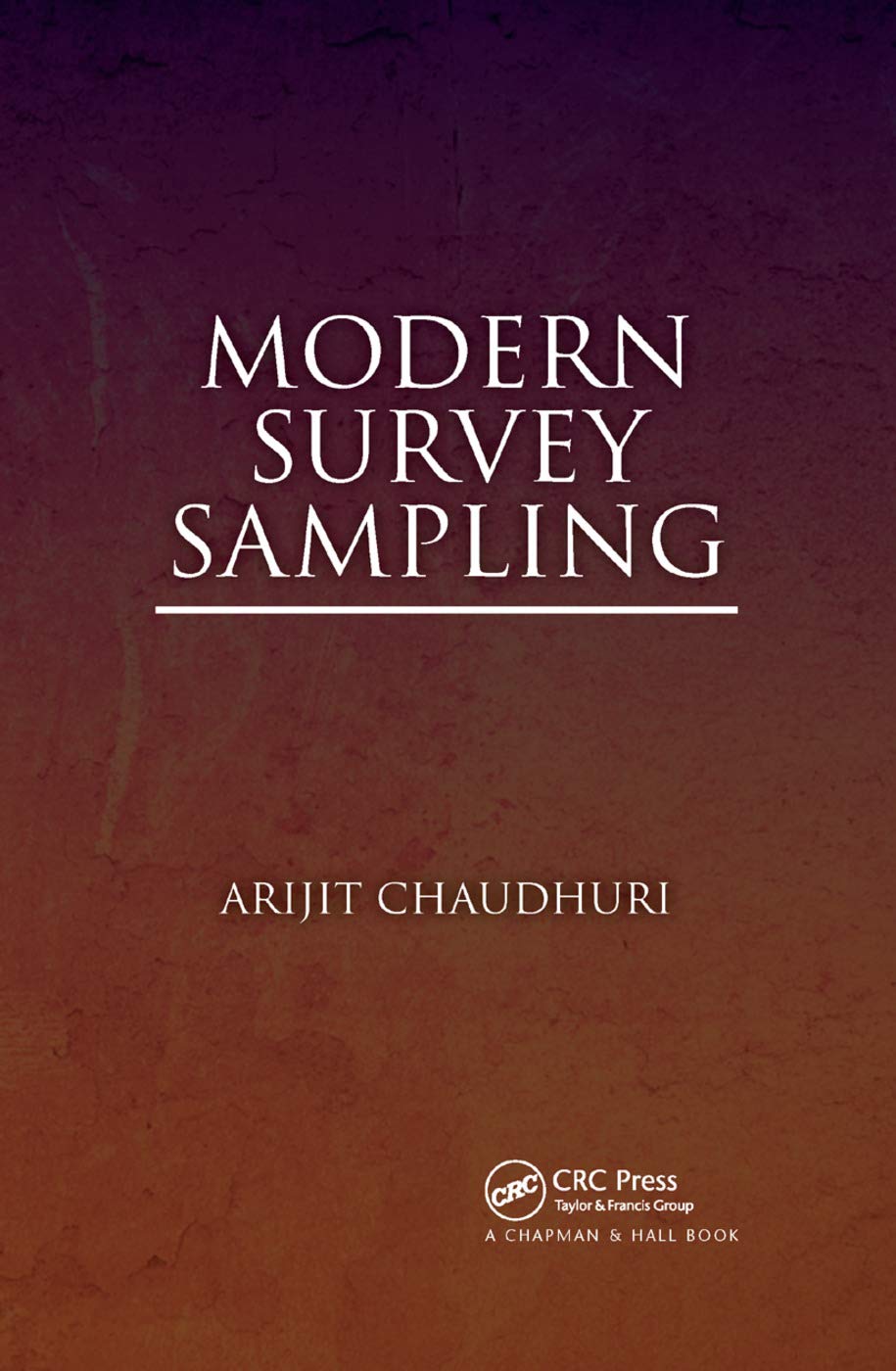 Amazon.com: Modern Survey Sampling: 9780367378615: Chaudhuri, Arijit: Books