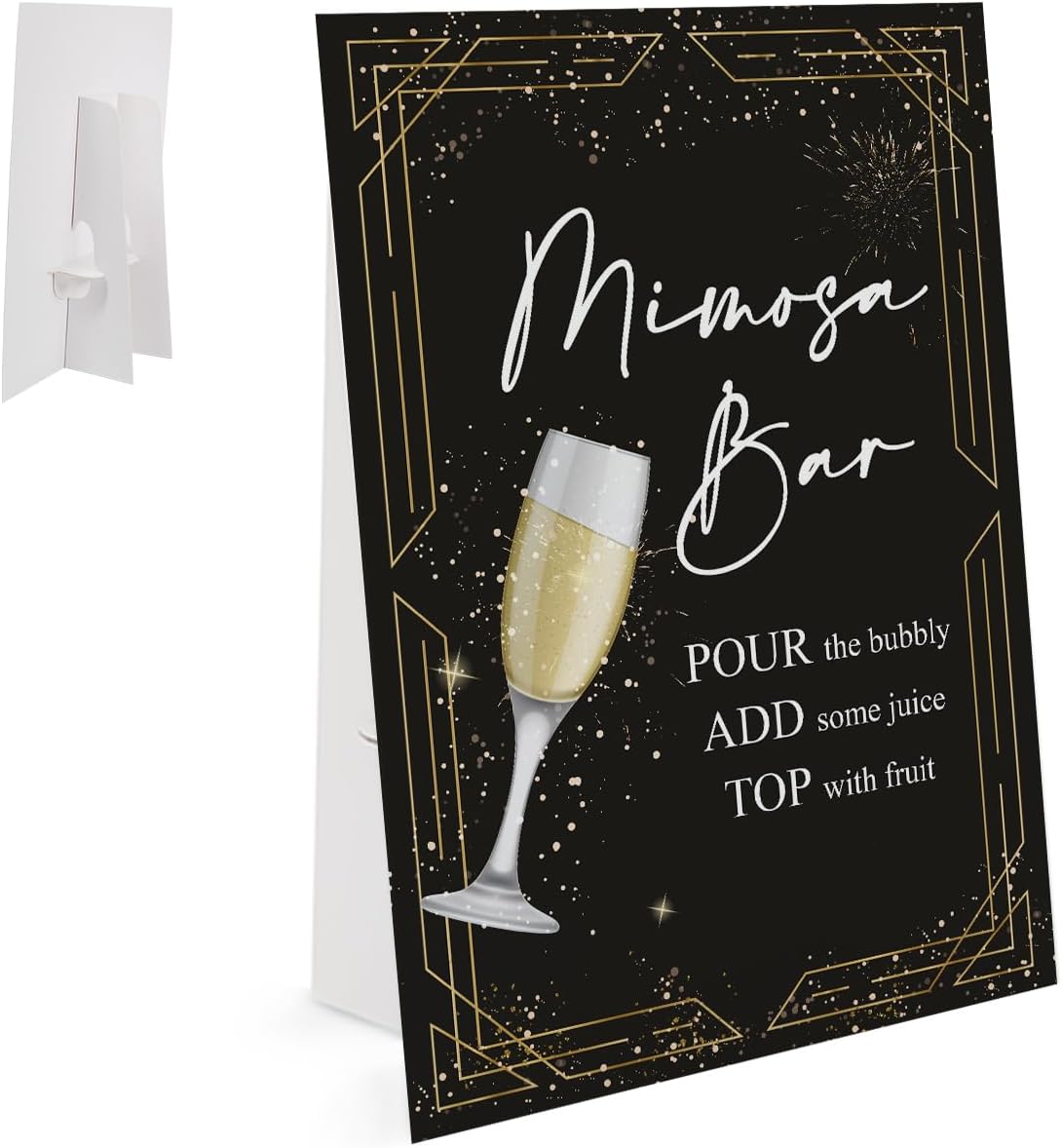 Amazon.com: Minimalist Mimosa Bar Sign, Mimosa Bar Signage Party ...