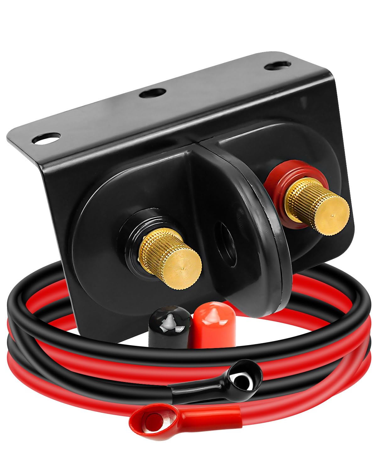 Amazon.com: Remote Battery Terminals with Heavy Duty Steel Mounting ...