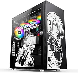 Amazon.com: Cyberpunk: Edgerunners Sticker for PC Case,Anime Decor ...
