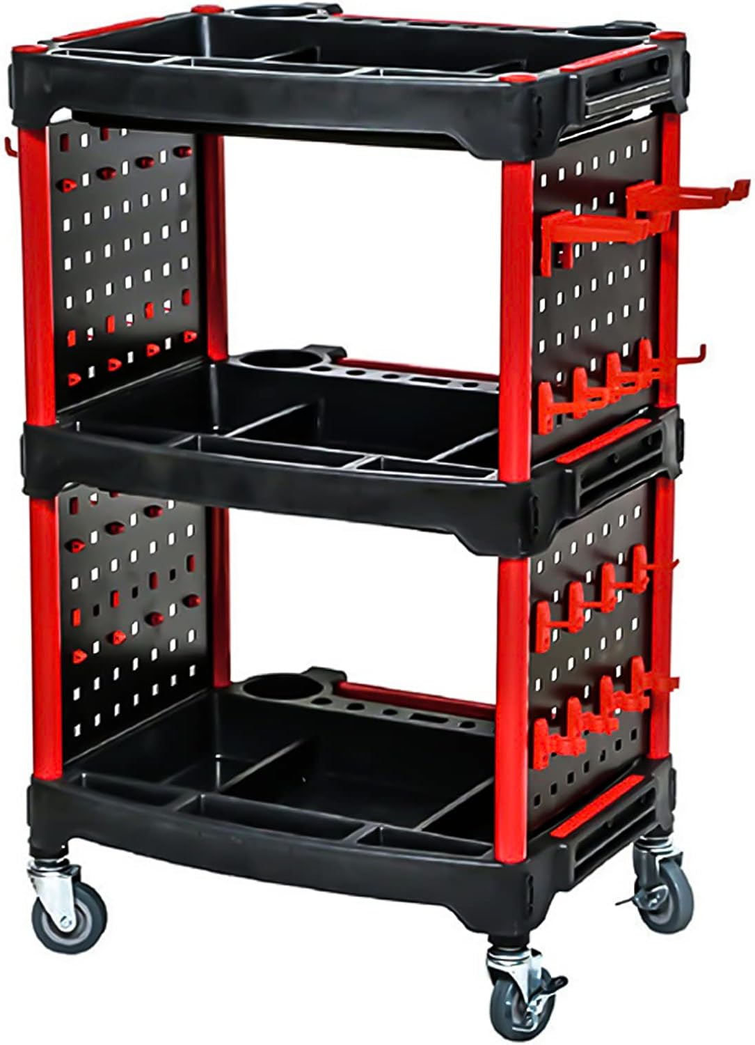 Amazon.com: YTCYKJ Car Detailing Cart, rolling cart Organizer with ...